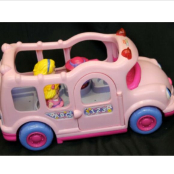 Fisher-Price | Toys | Fp 205 Little People Lil Movers Pink Bus | Poshmark
